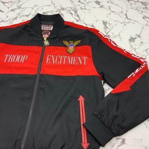 TROOP | Pants | Mens Troop Black Red Windbreaker Tracksuit | Poshmark